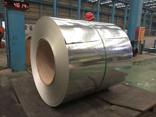 Chrome Hot Dipped Galvanized Steel Coils , Galvalume coil 0.13-1.2mm Thickness