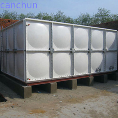 GRP FRP Fiberglass Sectional Assembling SMC Panel Water Storage Tank