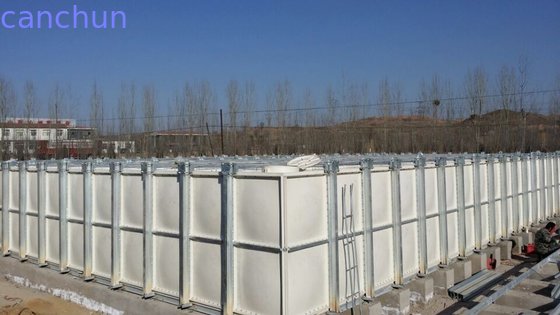 FRP/GRP Fiberglass SMC Water Tank High Strength Fiber Glass Treatment/ Drinking Water Tank Factory Direct Sales