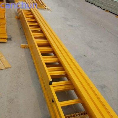A shape double side extension ladder FRP/GRP Ladder
