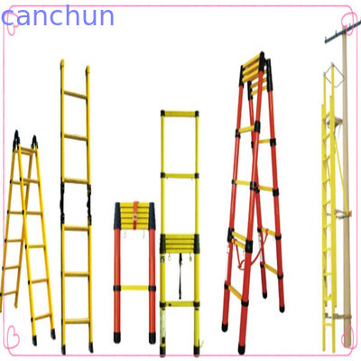 Double Side Telescopic Ladder FRP GRP climbing ladder