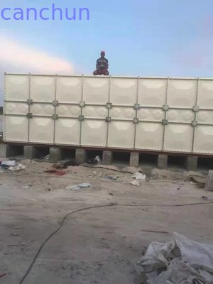 FRP/GRP Fiberglass SMC Water Tank High Strength Fiber Glass Treatment/ Drinking Water Tank Factory Direct Sales