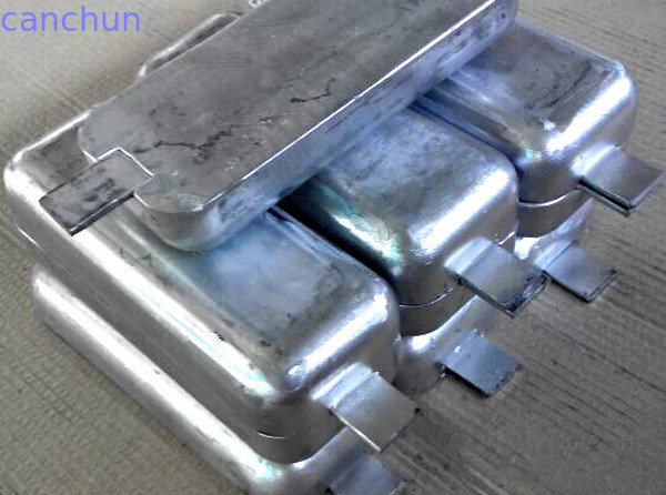 Purity 99.995% Zinc Sacrificial Anodes Uses Length 50-2000mm China Factory