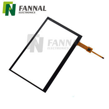 Black printing 7" capacitive touch screen Glass structure clear optically for industrial application