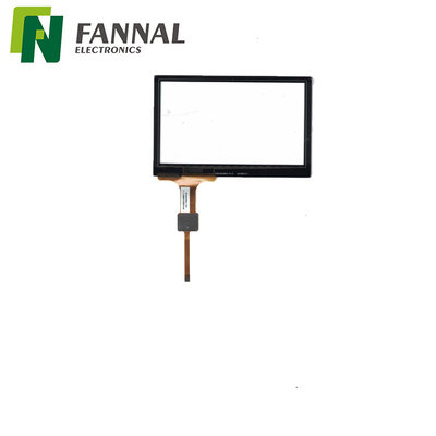Outdoor application 4.3" capacitive touch Glass structure pcap touch glass with black borders