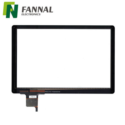 High reliability industrial 10.1" custom capacitive touch screen compatible with water and gloves