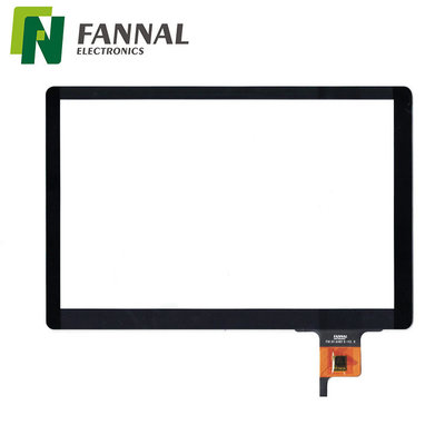High reliability industrial 10.1" custom capacitive touch screen compatible with water and gloves