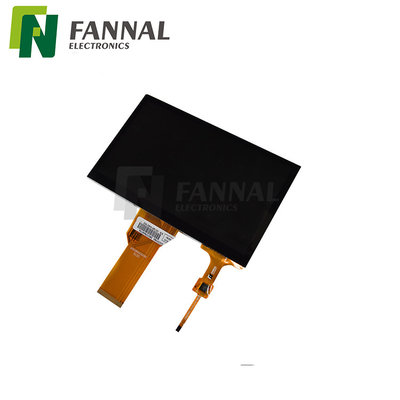 7"  pcap glove touch screen with industrial touch controller for touch with different kinds of gloves