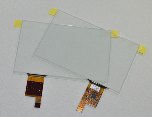 Waterproof Interactive Transparent 5 Inch Capactive Touch Screen Panel 2 Point