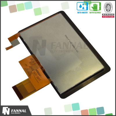 WQVGA RGB TFT 4.3 Inch Touch Screen 480x272 Resolution For Industrial And Medical