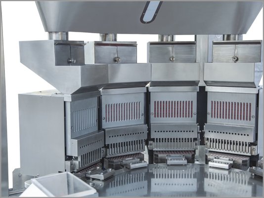 Pharmaceutical Automatic Capsule Filling Machine Size 3 Capsule Filler 7kw 380V / 220V