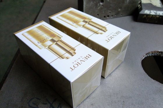 Playing Cards / Cosmetic Box BOPP Film Automatic Shrink Wrapping Machine 0.75W