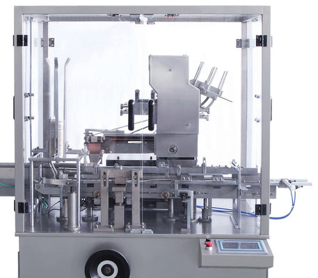 Multifunctional Condom / Medicine / Blister Cartoning Machine With PLC Control