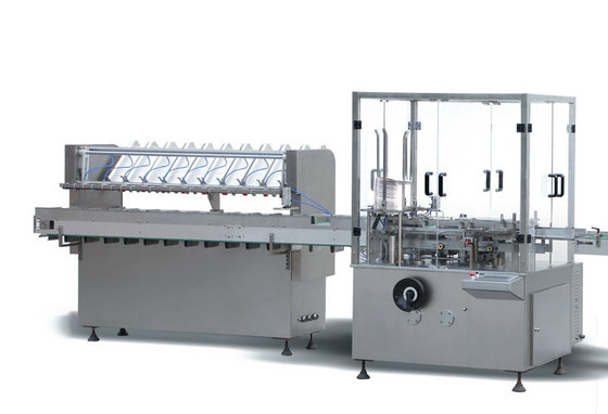Blister Cartoning Facial Mask Automatic Shrink Wrap Machine 20-60 Boxes/Min
