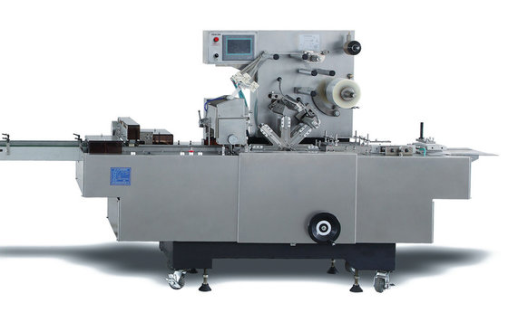 1.5Kw 380V Automatic Cartoning Machine , BOPP Film Overwrapping Equipment