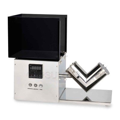 Lightweight 0.25L / 0.5L V Shaped Powder Mixing Machine 10-60rev / min