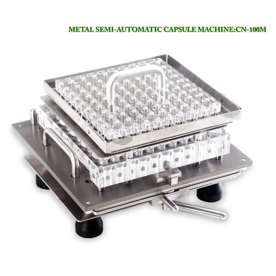 Lab Semi Auto Capsule Filling Machine Size 00# 0# For Health Care Product