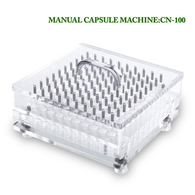 Custom 100 Capsule Filling Machine Size 2 Capsule Filler 1500-2000 Pcs/Hour