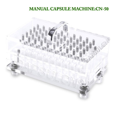 Laboratory Manual Capsule Filling Machine Size 5 Capsule Filler 50 Pcs/Time