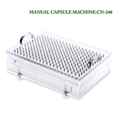 Mini Gel Capsule Filling Machine Size 1 Capsule Filler 240 Pcs/Time