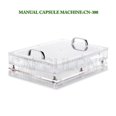 Professional Transparent Manual Capsule Filling Machine 000# 00# For Drugs / Food