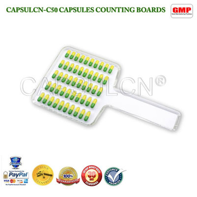 Size 00# 0# 1# Capsule Counting Machine , Acrylic Pharmacy Pill Counters