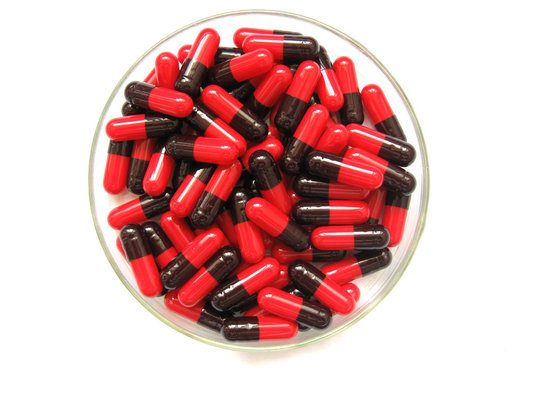 Custom Transparent / Translucent Empty Hard Gelatin Capsules Size 4 Gel Capsules