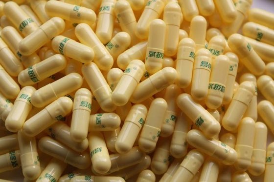 Red Yellow Pharmacy Powder Empty Medicine Capsules Size 00# ISO9001