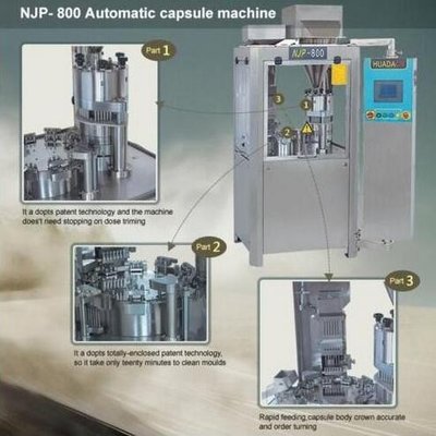 Hard Gelatin Capsule Filling Machines Size 00# 0# Phamaceutical Line VNJP-800