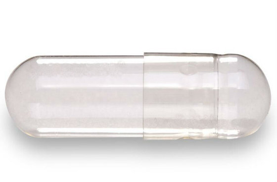 Clear Size 3 Gelatin Capsules , Vegetable / Vitamin Gelatin Empty Pill Capsules