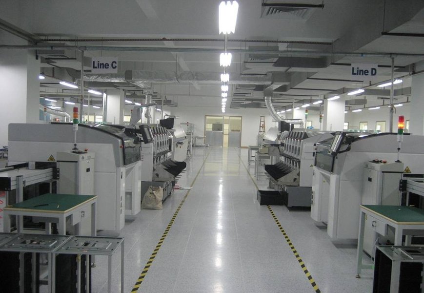 Shenzhen Shanhai Technology Ltd. linha de produção do fabricante