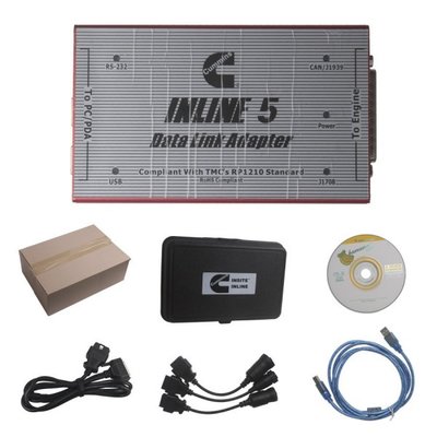 Inline 5 Insite 7.62 Heavy Duty Truck Diagnostic Scanner Diagnostic Scanner For Cummins