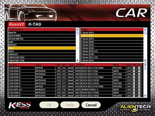 Auto ECU Programmer KESS V2 OBD2 Manager Tuning Kit