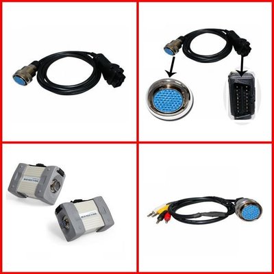 Multi Language Vehicle Mercedes Star Diagnostic Tool With Multiplexer / Cables
