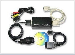 7.4 Mb Mercedes Star Diagnostic Tools , Multiplexer Mcu Controlled Interface