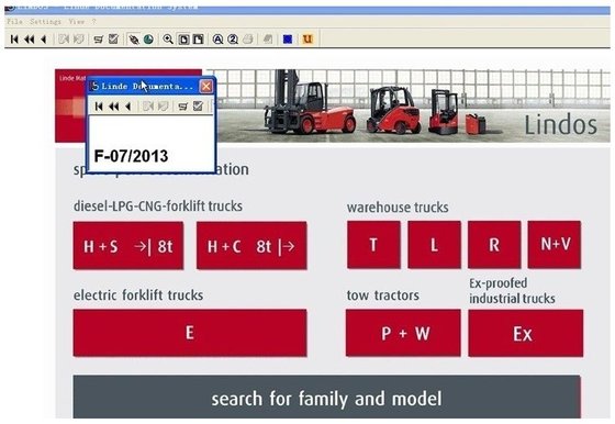 English Forklift Diagnostic Tools