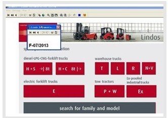 English Forklift Diagnostic Tools