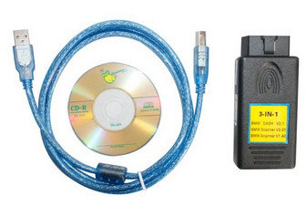 Auto BMW Diagnostic Scanner BMW Dash Scanner 3 in 1 for BMW cars