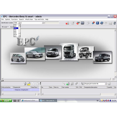 C3 / C4 Software Mercedes Star Diagnostic Tool V2013.7 Das T30 HDD