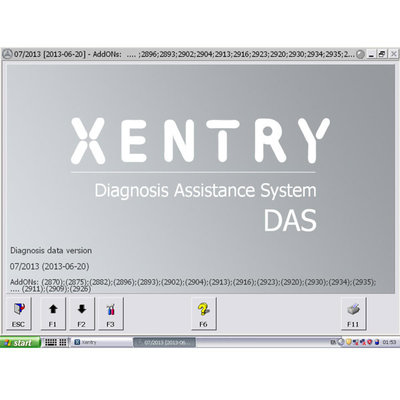 C3 / C4 Software Mercedes Star Diagnostic Tool V2013.7 Das T30 HDD
