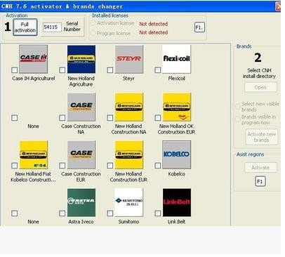 Digital Truck Diagnostic Software CNH EST 7.7 Keygen / Activator