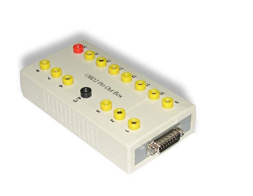 OBDII 16 PIN OBD2 Breakout Box , Auto Diagnostic Connector PCC