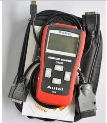 Maxscan Gs500 Obd2 Can Scanner Tool , Car Code Reader 24W 12V