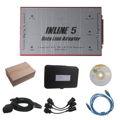 OBDII Heavy Duty Truck Diagnostic Scanner Cummins INLINE 5 INSITE 7.62 OBD2