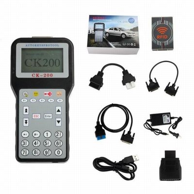 Version V38.03 Car Diagnostic Scanner , CK-200 Key Programmer