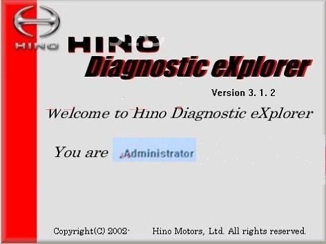 V3.12 Hino Reprog Manager Diagnostic Software For Ecu Engine Progamming