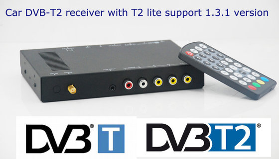DVB-T2E car DVB-T2 digital TV receiver with one tuner one antenna