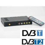 DVB-T2E car DVB-T2 digital TV receiver with one tuner one antenna
