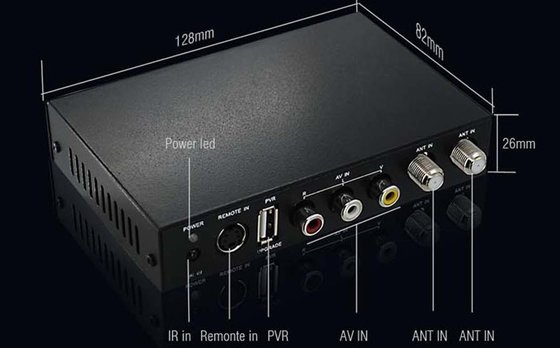 DVB-T2100HD Car DVB-T MPEG4 H.264 tv receiver with 2 tuner PVR USB Record
