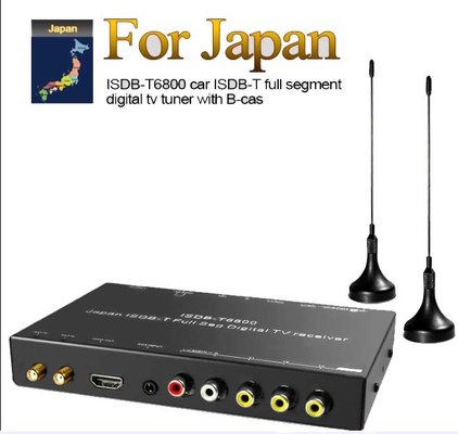 ISDB-T6800 Japan car ISDB-T full with 1 seg digital tv tuner B-CAS
